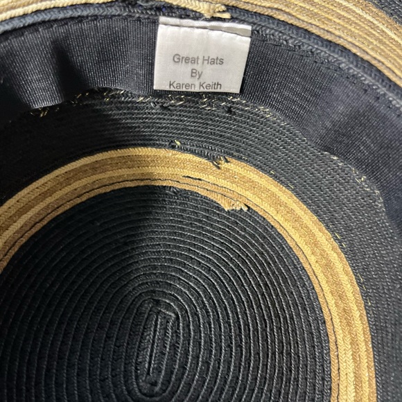 Karen Keith | Accessories | Karen Keith Blacktan Straw Hat Os | Poshmark